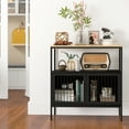 Costway Kitchen Server Buffet Sideboard Storage Cabinet Cupboard with 2 ...