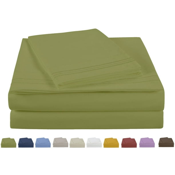NC Home Fashions Embroidered ultra soft microfiber sheet set ...