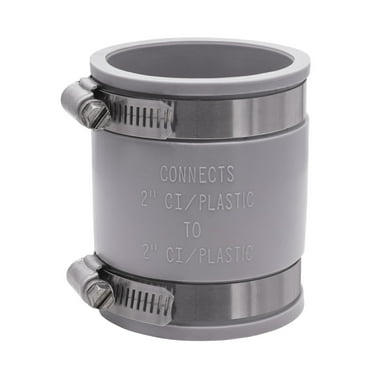 8 in. PVC Flexible Coupling with Stainless Steel clamps - Walmart.com