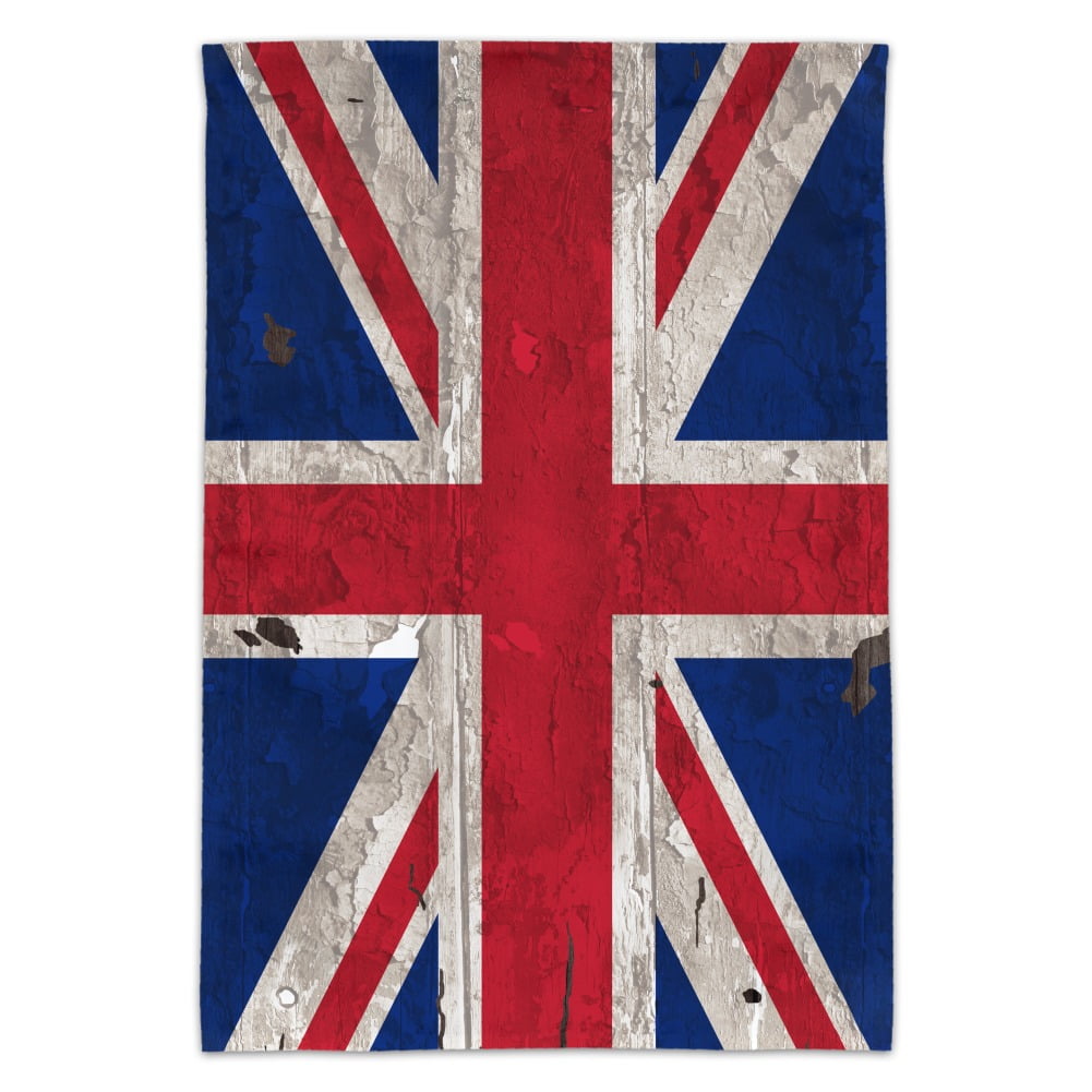 Rustic Distressed United Kingdom British Flag Garden Yard Flag ...