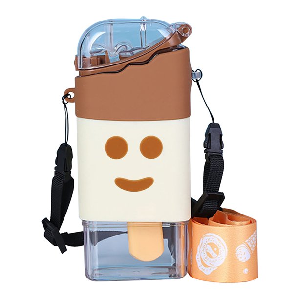 AURIGATE Cute Water Bottle for Kids, Unique Ice Cream Shape water cup ...