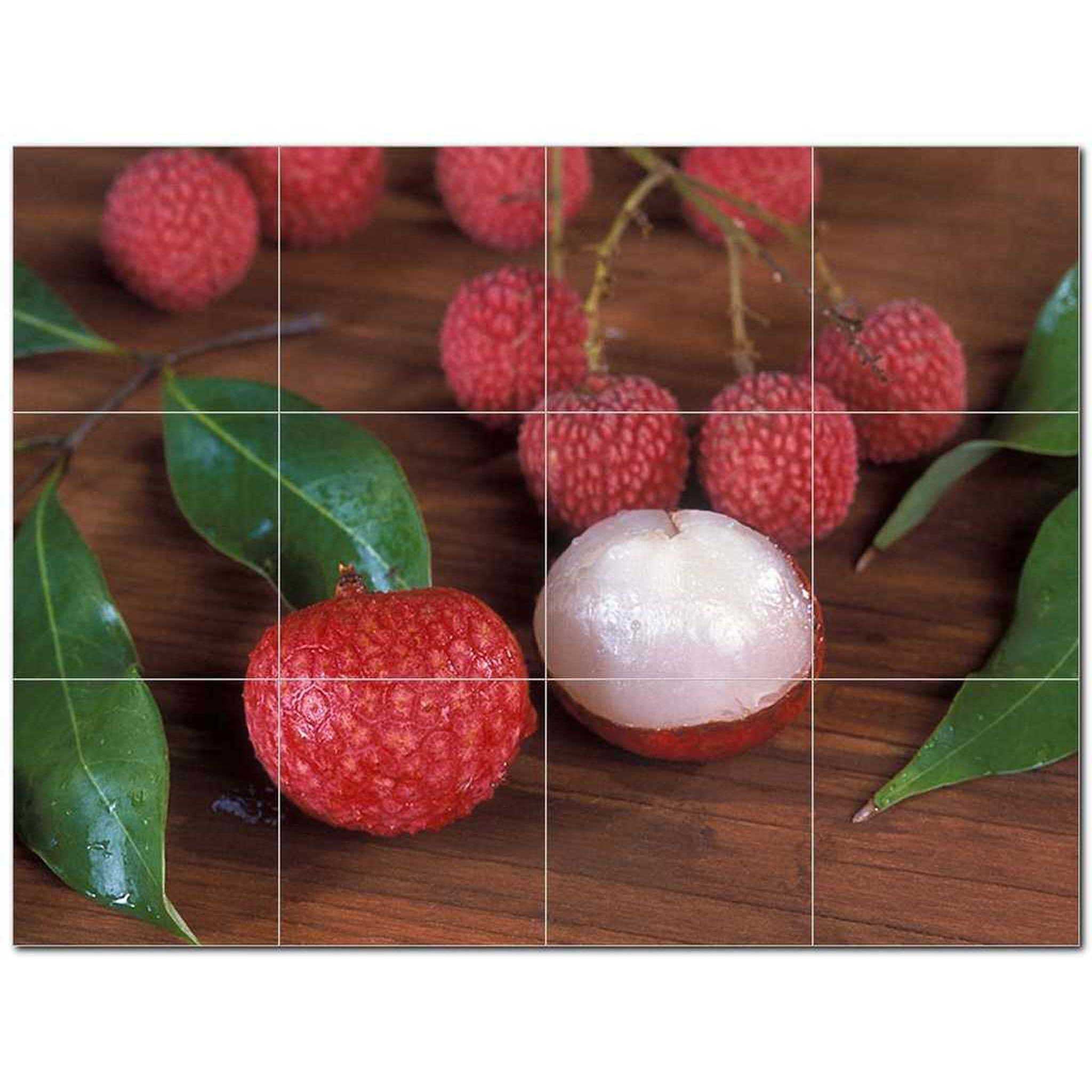 Fruits Vegetables Ceramic Tile Mural Kitchen Backsplash Bathroom Shower ...