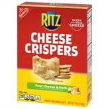 RITZ Cheese Crispers, Four Cheese and Herb, Crispy Cracker Chips Snack ...