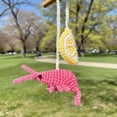 Cute Crochet Cocktail Shrimp Car Decor,Lemon Car Hanging Accessories ...