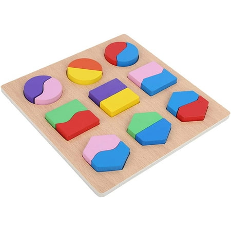 HHHCGeometric Board Blocks, Funny Colorful Geometric Sorting Board ...