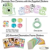 Fujifilm Instax Mini 12 Instant Camera with Case, Decoration Stickers ...