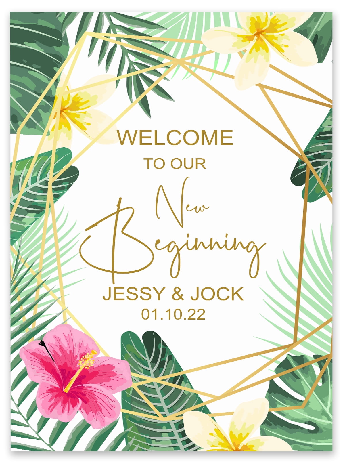 Darling Souvenir MADE WITH LOVE Personalized Welcome Sign/ Banner ...