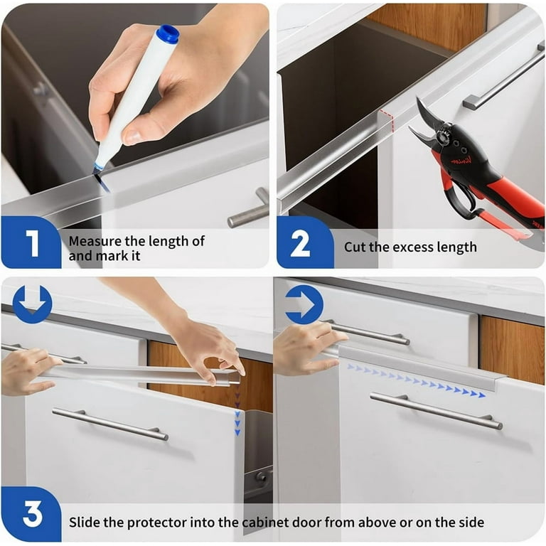 Freestanding Room Divider Cabinet Door Protectors | 18 Inch Plastic ...