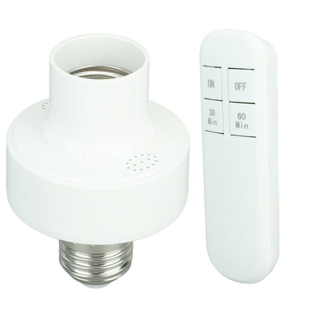 Remote Control Light Socket, Remote Control Light Bulb Socket E27 Bulb ...