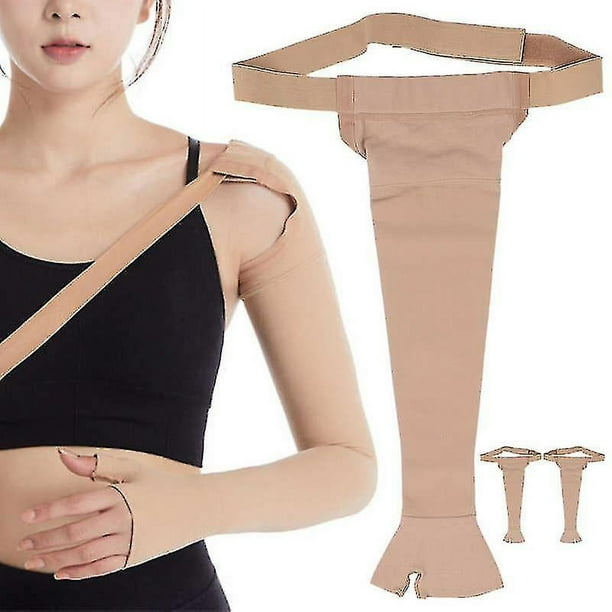 23-32 Mmhg Lymphedema Compression Arm Sleeve Polyurethane ...