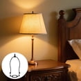 2 Pcs Metal Clip-On Lamp Shades with Base, 8-Inch Black Light Fixture ...