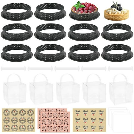 10 Piece Round Pie Cake Mold Mousse Perforator Cutter | Walmart Canada