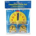 Learning Resources Write - On/Wipe - Off Clock Classroom Set, Grades Preschool - 9 (LER0575 ...