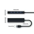 Nghnuifg Usb Hub 3 0 Splitter Ultra Thin 4 Port Extender Suitable For