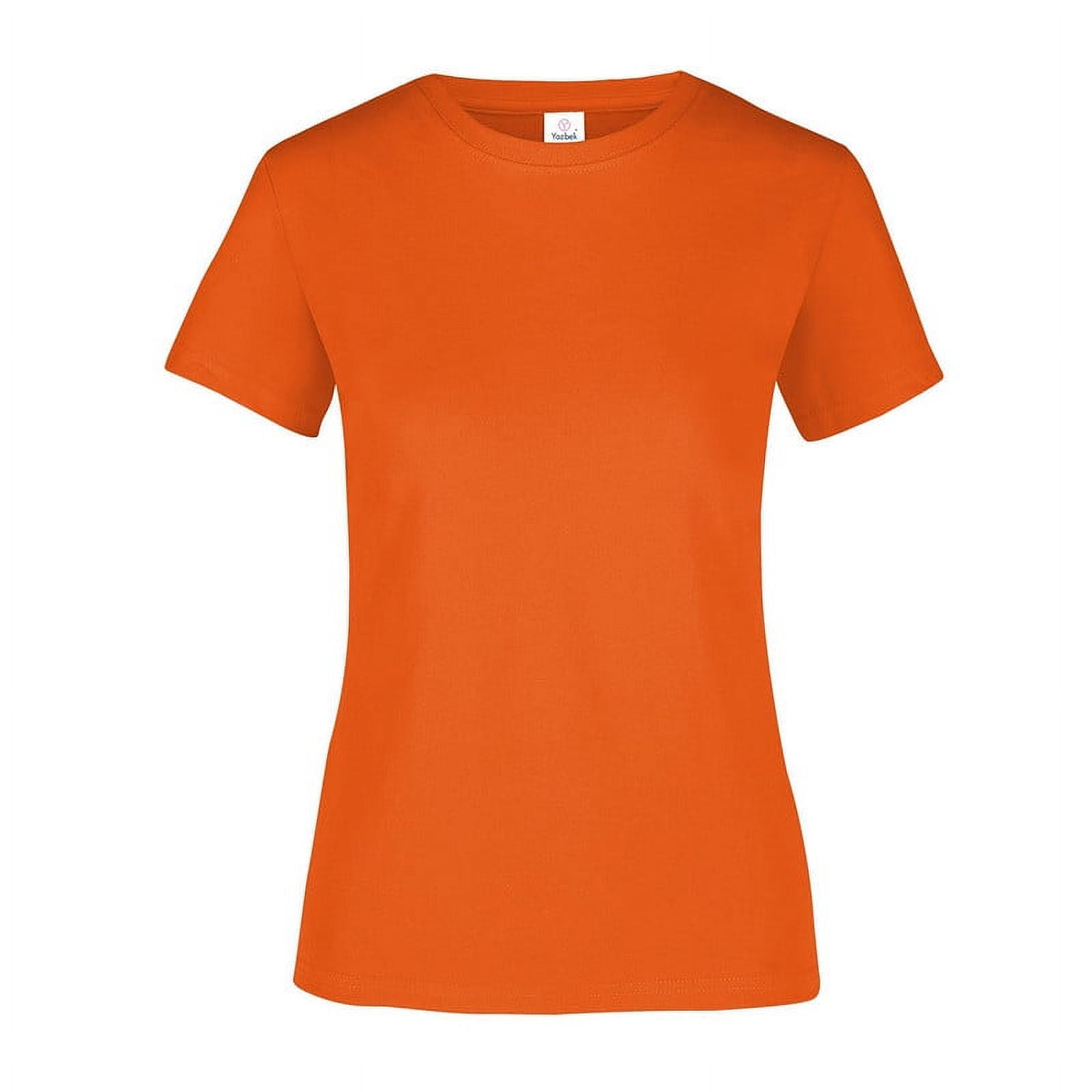 Playera Peso Completo para Dama, Color Naranja, 100% Algodón | Bodega Aurrera en línea