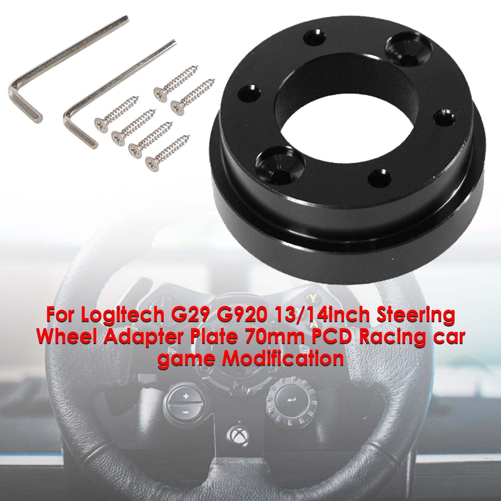 Mad Hornets 70MM Steering Wheel Adapter Plate For Logitech G29 G920 13 ...