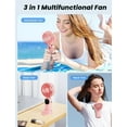 HechoVinen 5 Speed Portable Rechargeable Mini Handheld Fan - Walmart.com