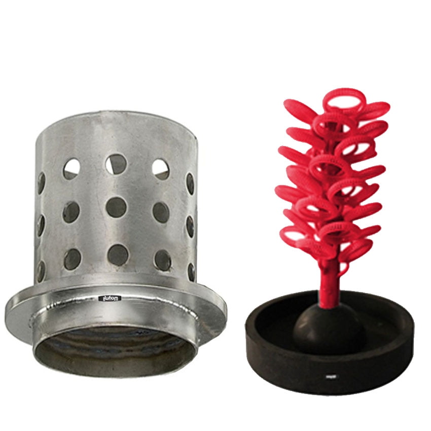 Perforated Casting Flask 2-1/2" x 4" Flask Vacuum Casting Stainless 1/8 ...