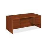 HON 10700 Series Desk, 3/4 Height Double Pedestals, 72 x 36 x 29 1/2 ...