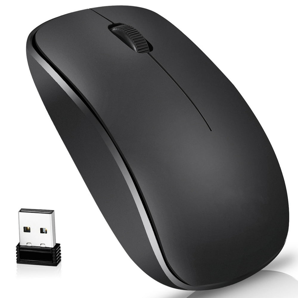 Suproot Wireless Mouse Full Size Ambidextrous Curve Design, Precise ...