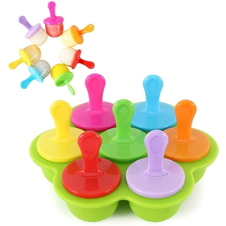 Ice Pop Maker, Colorful Food Grade Silicone Popsicle Makers, Family DIY ...
