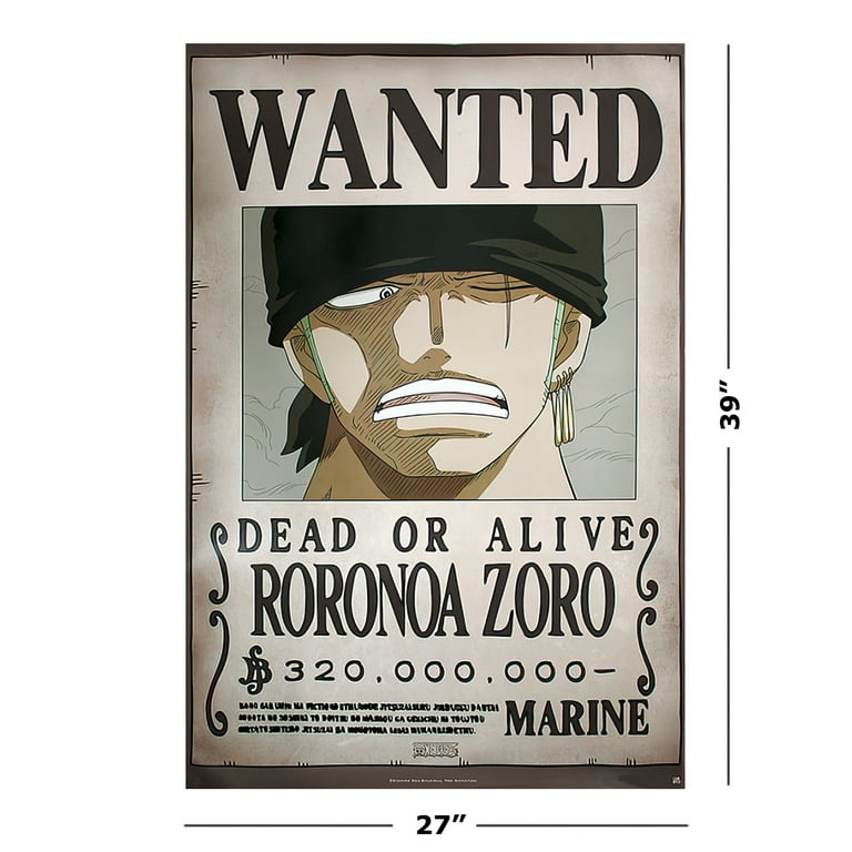 One Piece Wanted Posters After 2 Years