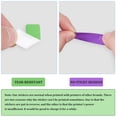 5 Rolls 5 Colors Paper Tag Self Adhesive Stickers Rectangle Mixed Color ...
