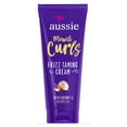 Aussie Miracle Curls Frizz Taming Curl Cream, for Curly Hair 6.8 fl oz ...