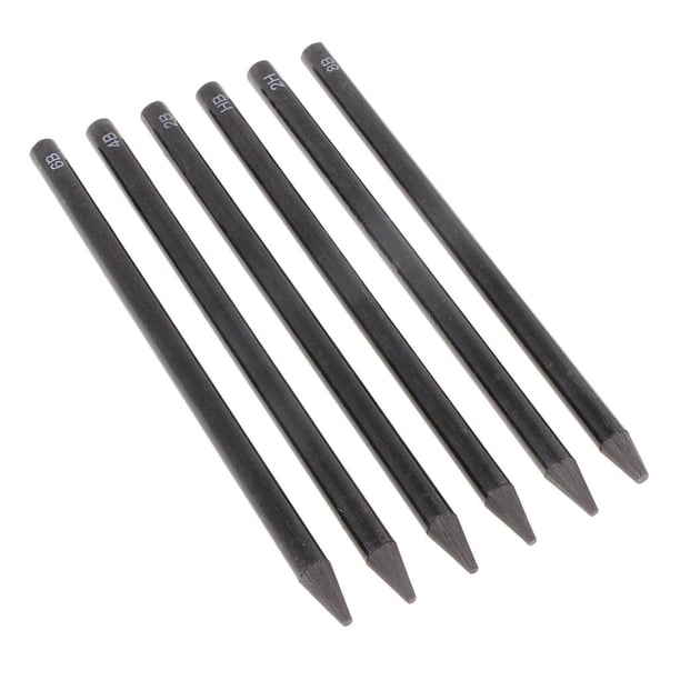 6 Pcs 8B 6B 4B 2B 2H Sketch Drawing Pencil for Drawing - Walmart.ca