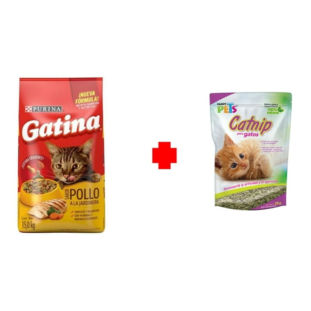 Paquete Gatina 15 kg + 1 catnip 28 gr Fancy pet. | Walmart en línea