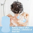 4Pack 3D Soft Body Exfoliating Bath Sponge Body Shower Cleaning Brush ...