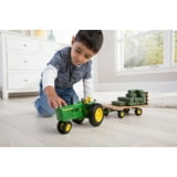 Big Farm Lights & Sounds John Deere 1:16 Scale 4020 Tractor with Hay ...