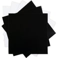 Siser EasyPSV Permanent Vinyl 12"X12" 6/Pkg-Black & White - Walmart.com