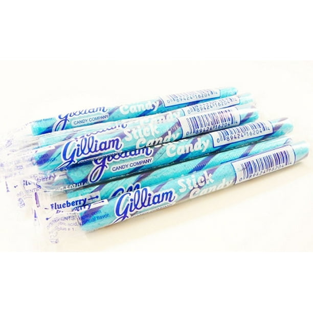 Gilliam Old Fashioned Blueberry Stick Candy, (Pack of 80) - Walmart.com ...