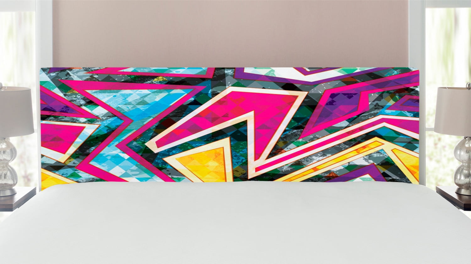 Diamond Headboard, Digital Diamond Motifs with Diagonal Technique ...