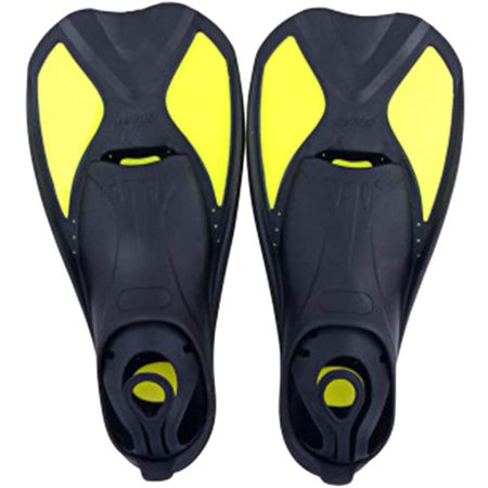 Swimming Short Floating Training Fins for Adult Thermoplastic Rubber ...