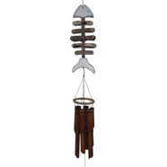 Cohasset Gifts & Garden Wooden Triple Fish Float Bell - Walmart.com