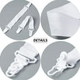 8 PCS Sheet Fasteners Bed Sheet Clips, Elastic Sheet Gripper Mattress ...