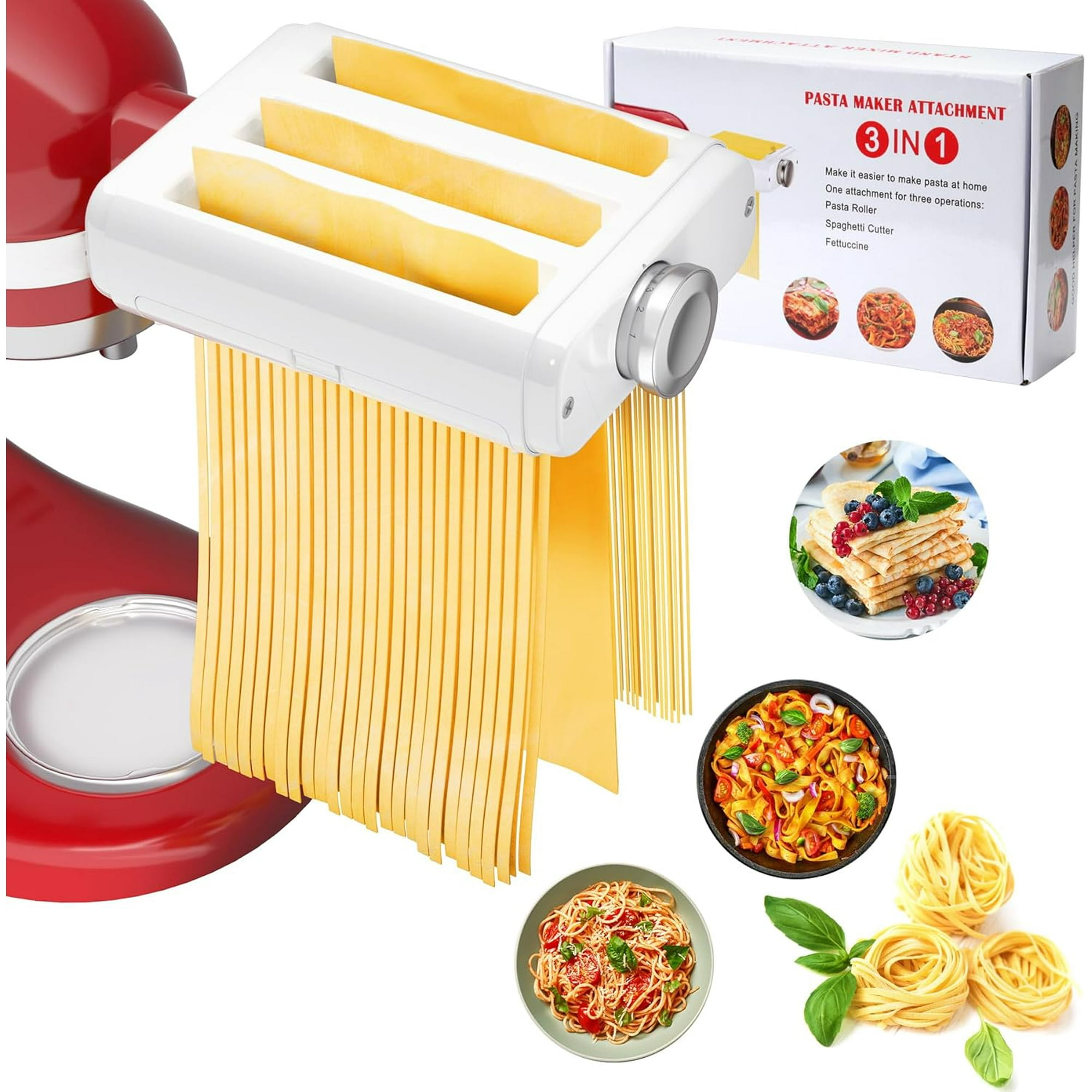 Click here for Salafire Pasta Maker Attachment 3 In 1 Set For All... prices