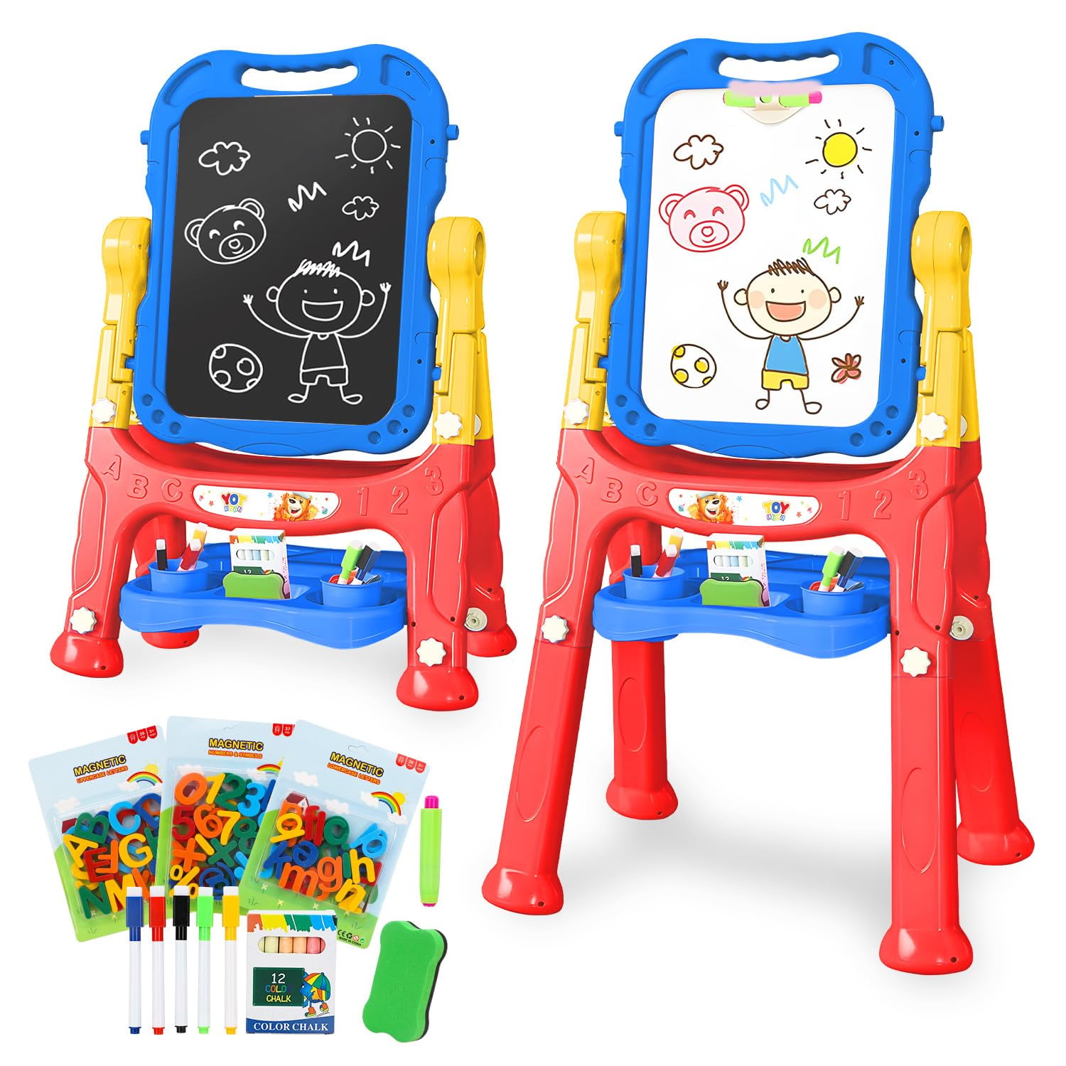Click here for Toy Life Art Easel For Kids - Adjustable Standing... prices