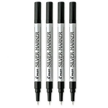 Pilot Metallic Permanent Marker, Extra-Fine, Silver - Walmart.com
