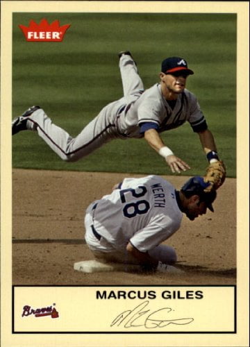 2005 Fleer Tradition #193 Marcus Giles MLB Baseball Trading Card ...