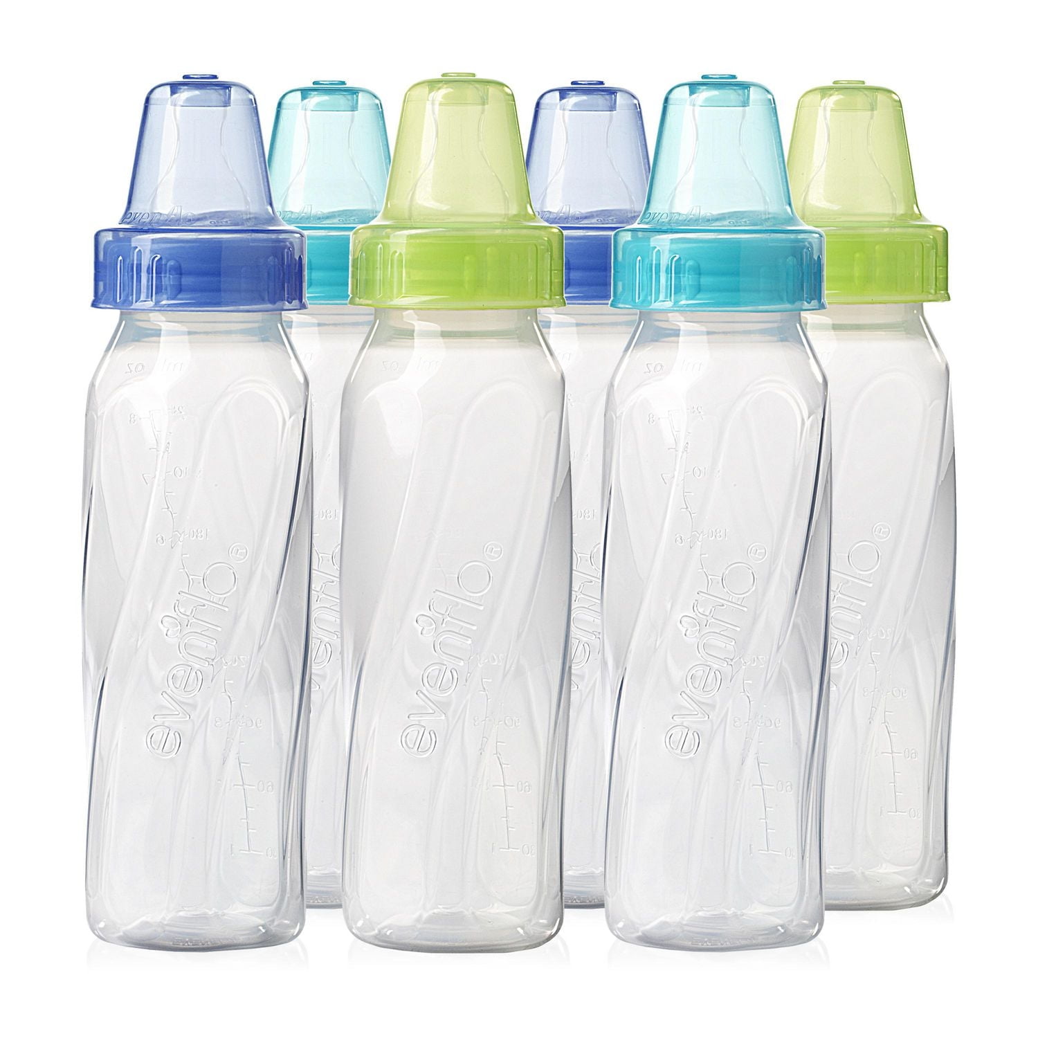 Click here for Evenflo Classic Baby Bottle (8oz  6pk  Teal/Green/... prices