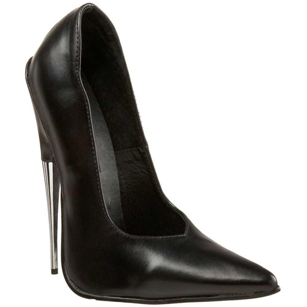 Devious - DEVIOUS SCREAM-01 Women's 6" Spike Steel Heel Pump Stiletto ...