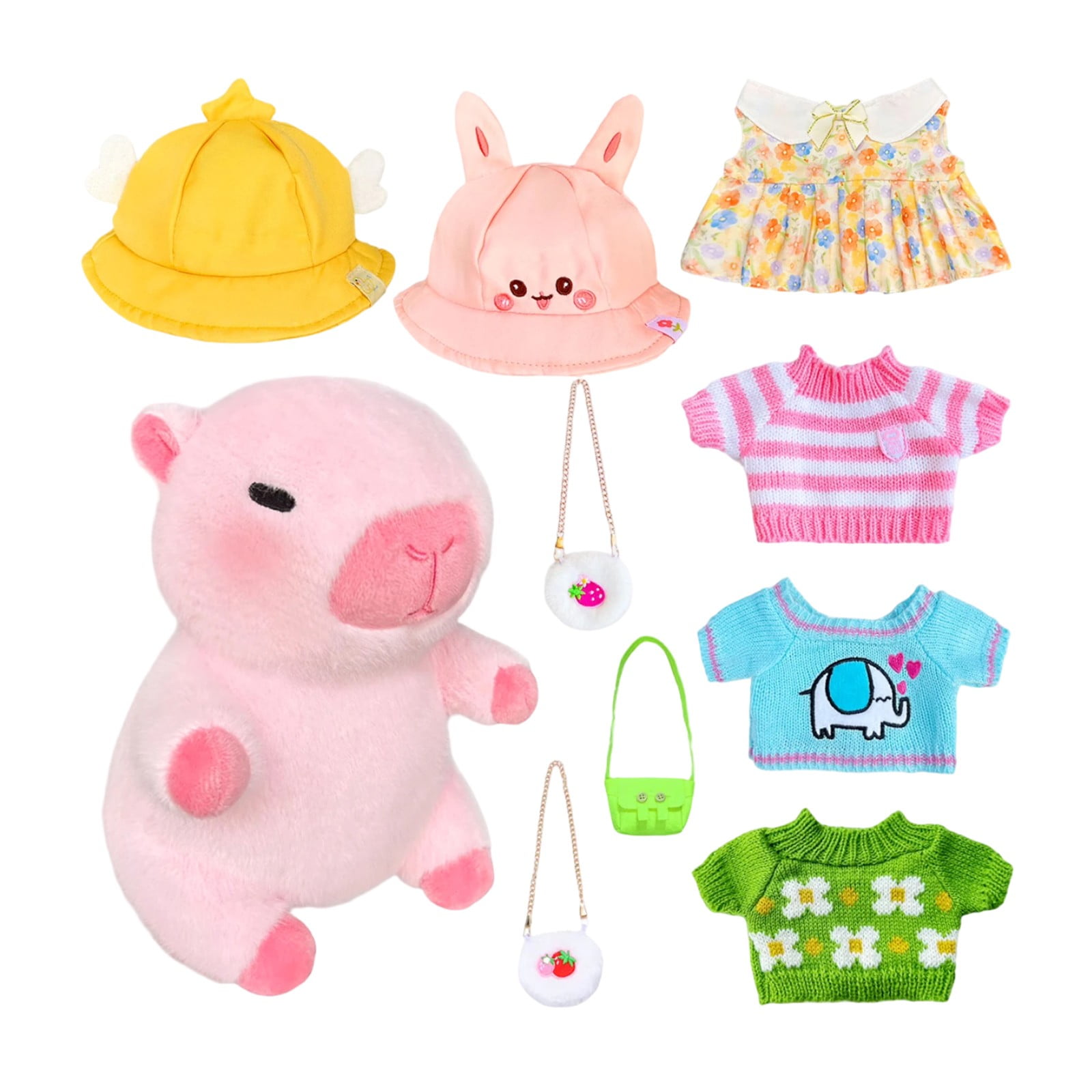 Click here for North Folk Baby Doll Capybara Plush With 9 Pcs Clo... prices