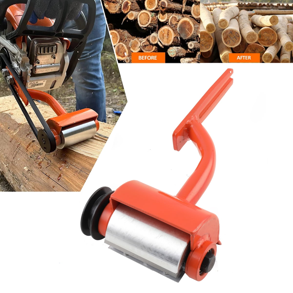 NICCOO 5 inch Timber Log Debarking Tool Peeler Wood Grooving Chainsaw ...