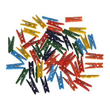 Mini Spring Clothespins, Natural, 1", 250 Pieces | Bundle of 5 Packs ...