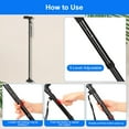 Supregear Adjustable Folding Cane, Sturdy 4-Point Large Base Quad ...