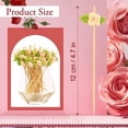 Agiufgs 100 Pack Decorative Fruit Picks 100 Pieces, Rose and Bow ...