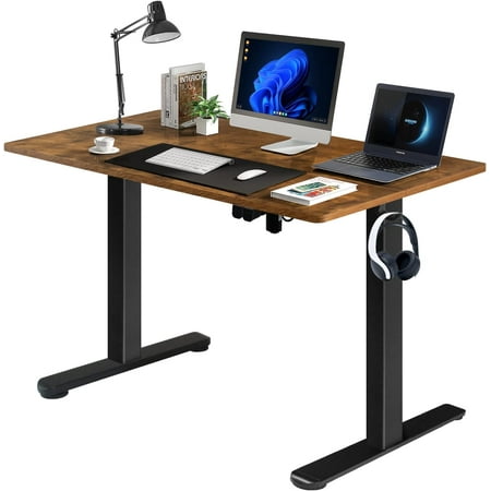 Height Adjustable 48" Electric Standing Desk - Upgraded Ultra Durable ...